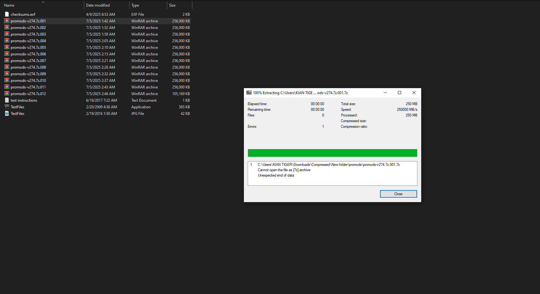 Cannot Extract The Promods Files - ProMods
